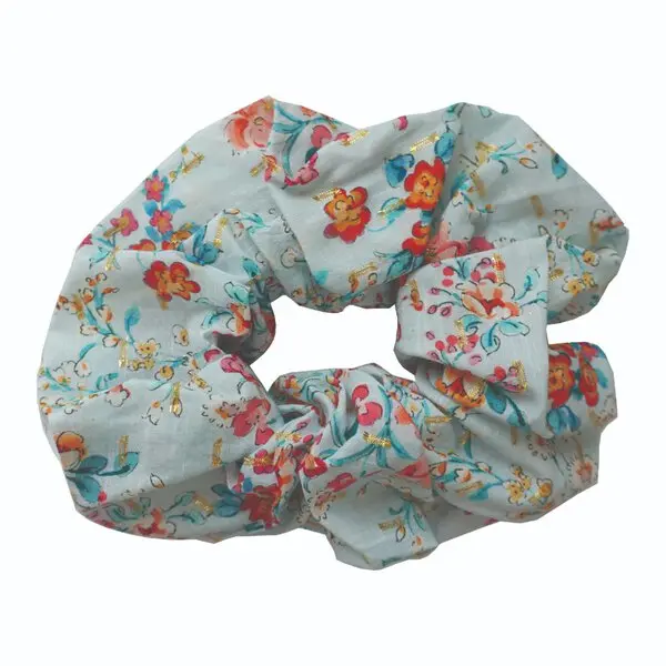 FORMULA S7 Floral Scrunchie - Blue