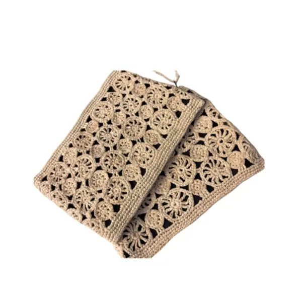 ZANATANY CONCEPTS Handmade Crochet Pouch