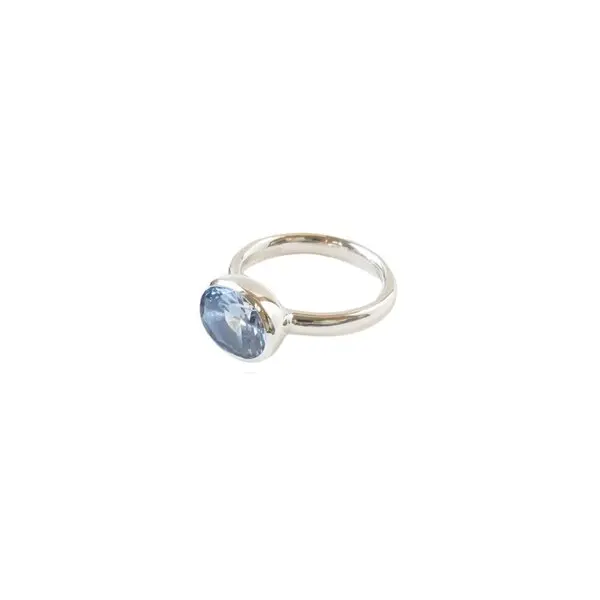 TAMI&TAMI Matias Petal Ring - Blue/silver