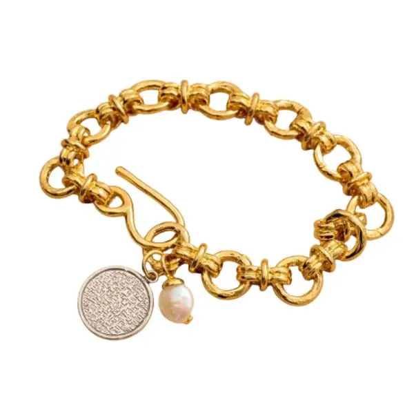 ROZ Serra Chain Link Bracelet - Gold