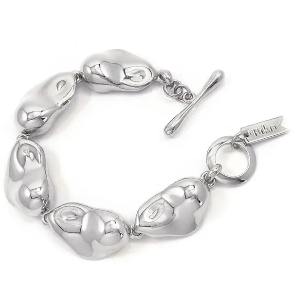 BIKO Molten Pearl Bracelet - Silver