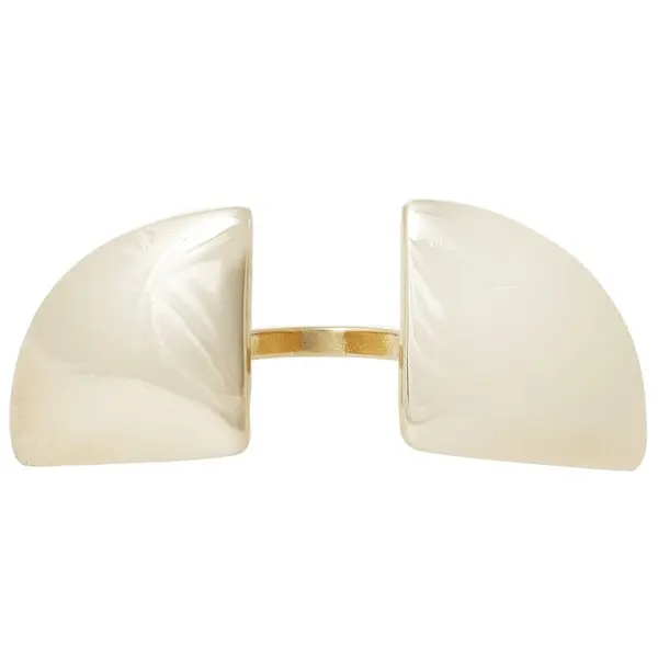 CASTLECLIFF Quarter-sphere Ring - Gold