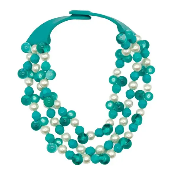Fairchild Baldwin Gisella Aqua Necklace - Blue