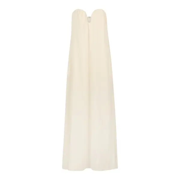CAVANAGH BAKER Strapless Silk Chiffon Dress