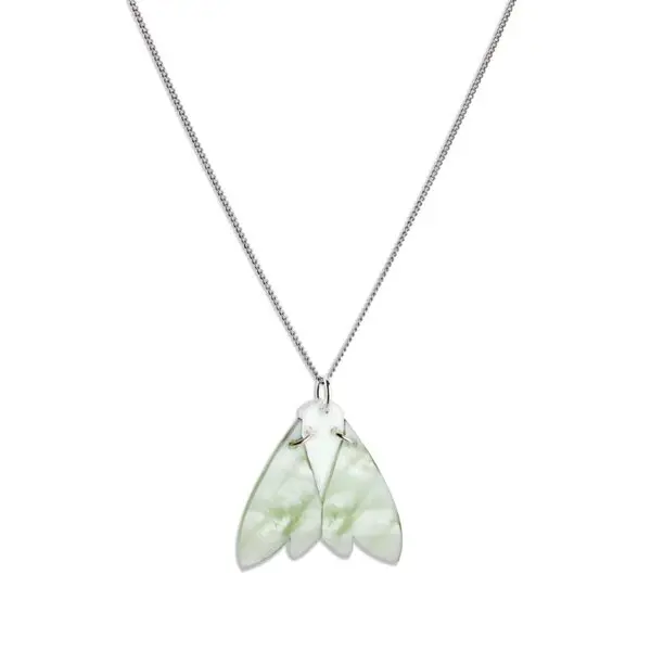 TOOLALLY Gossamer Pendant Necklace - Green