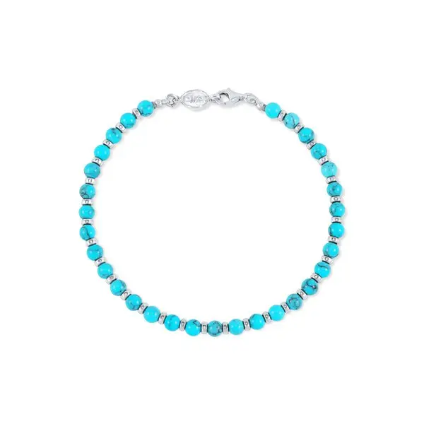 DOWER & HALL Turquoise Bead Bracelet - Blue