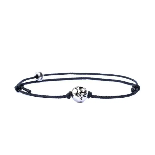 HARBOUR UK BRACELETS Yoga Cord Bracelet - Black