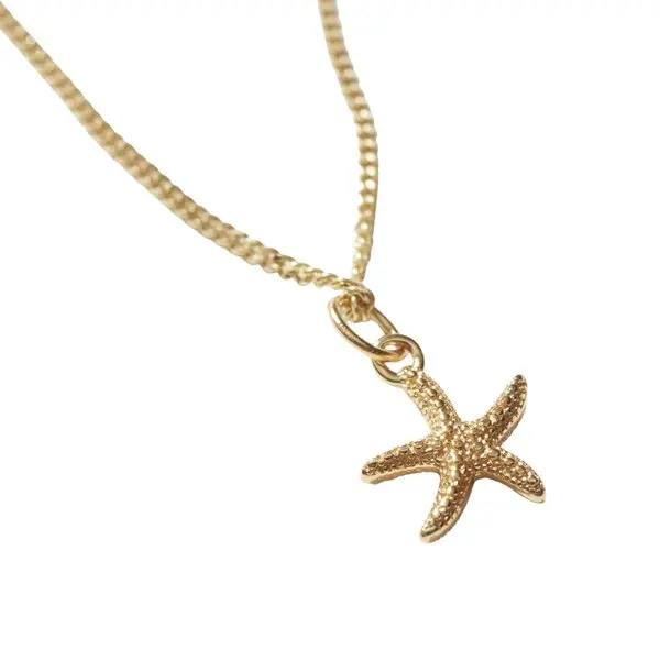 MURU Starfish Pendant Necklace - Gold