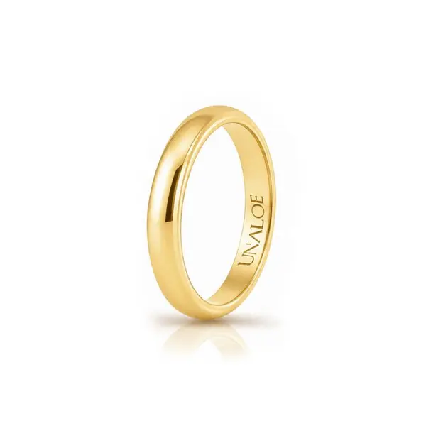 UNALOE Classic Smooth Band - Gold