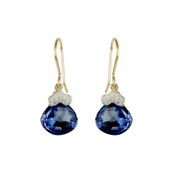 MOUNIR LONDON Drop Earrings - Blue