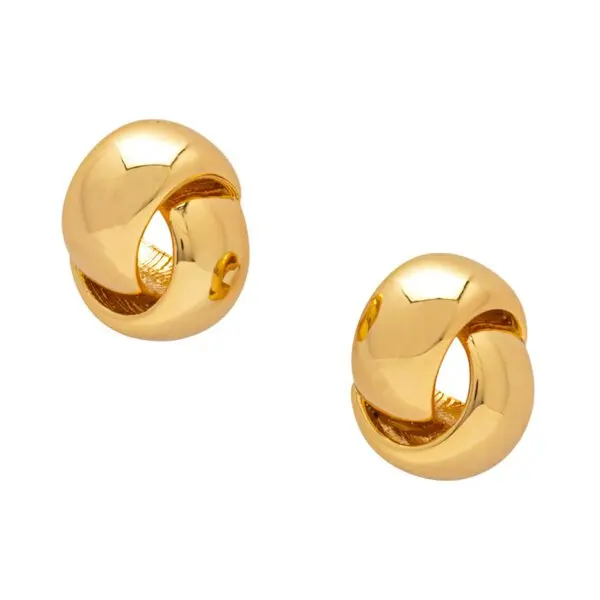 UCHI & SOTO Kin Knot Stud Earrings - Gold