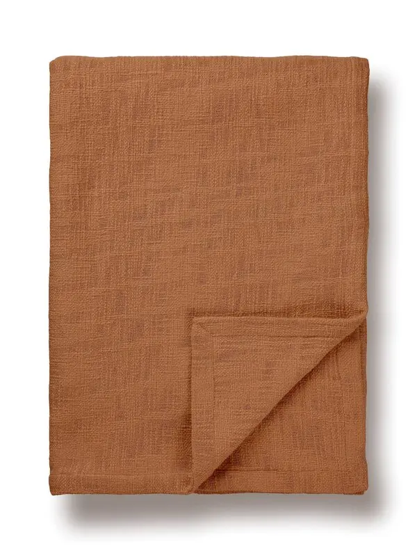 TAMEKO Tate Bed Throw — Rust
