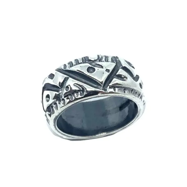 TG-JEWELLERY BY TAMARA GERVASIO Abstract Sterling Silver Ring