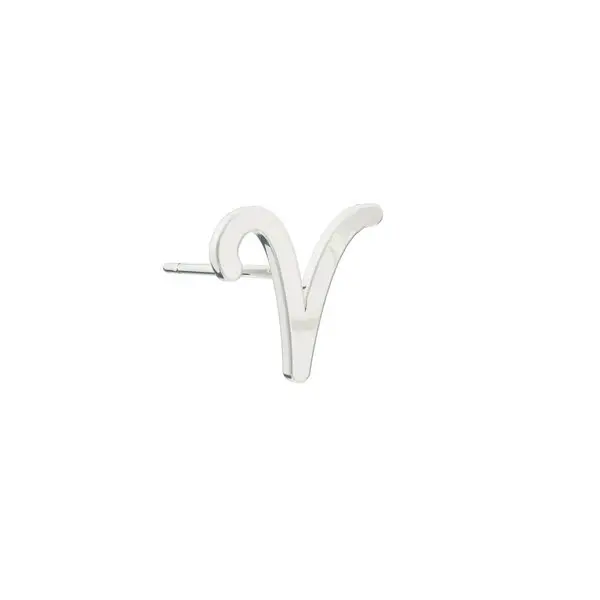 TOOLALLY Alphabet Stud Earring - Silver