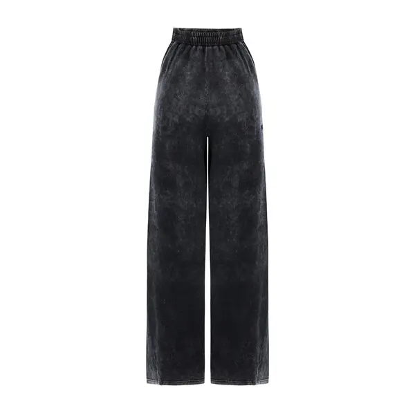 PCFG Grey / Black Free Heaven Acid Wash Sweatpant - Grey/black