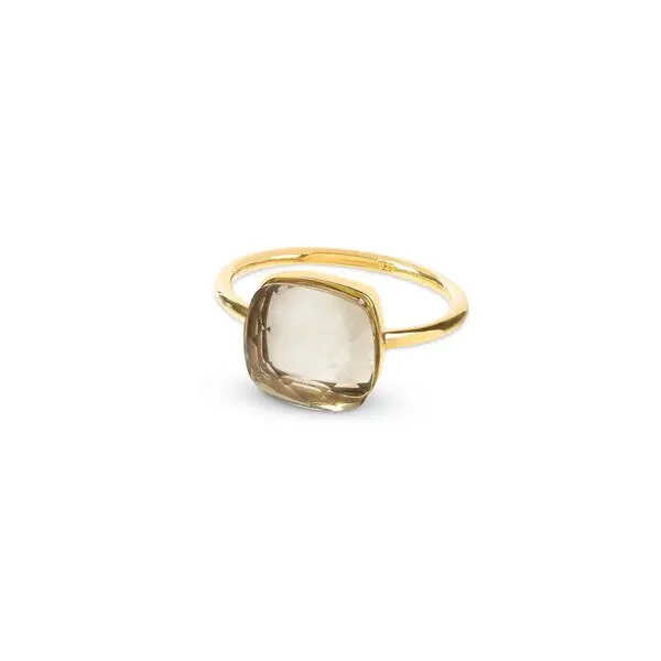 AMADEUS Sophia Prasiolite Ring - Gold/green