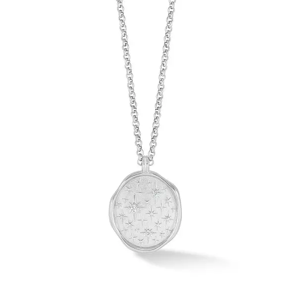 DOWER & HALL Starry Sky Talisman Sterling Necklace - Silver