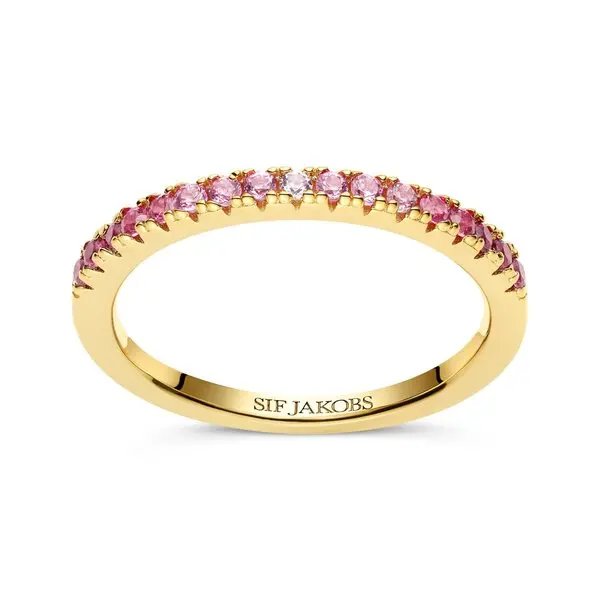 SIF JAKOBS JEWELLERY Ellera Gold Pink Gradient Ring - Pink/gold