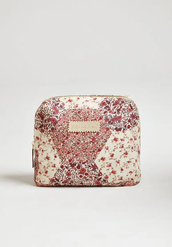 LILY AND LIONEL Nola Wash Bag Aster Patchwork - Pink