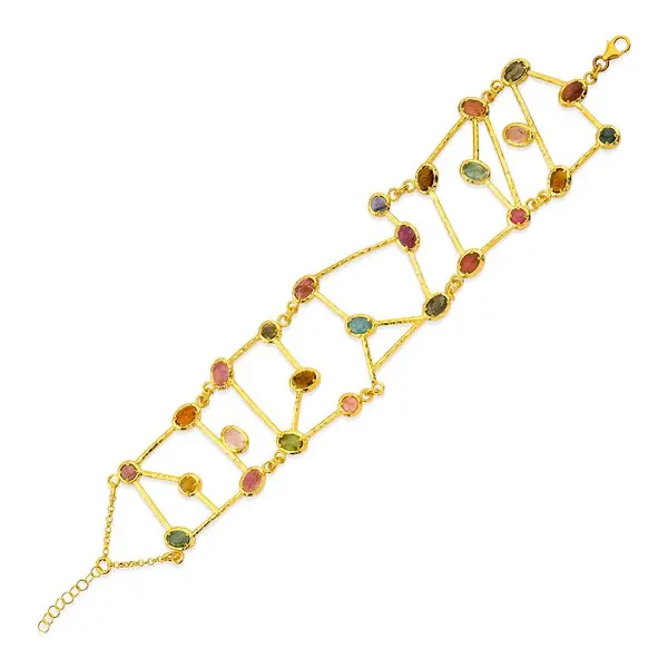 ECE LONDON The Celestial Ii Bracelet - Gray/yellow