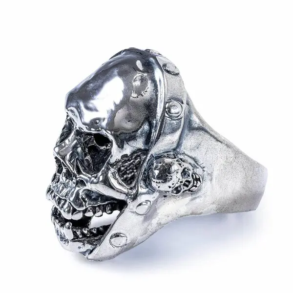 GERMAN KABIRSKI Funeste Skull Ring - Silver