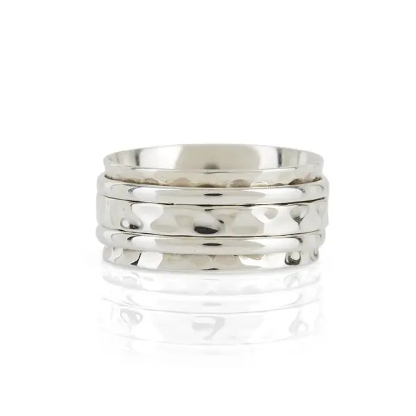 CHARLOTTE'S WEB JEWELLERY Karma Abundance Spinning Ring - Silver