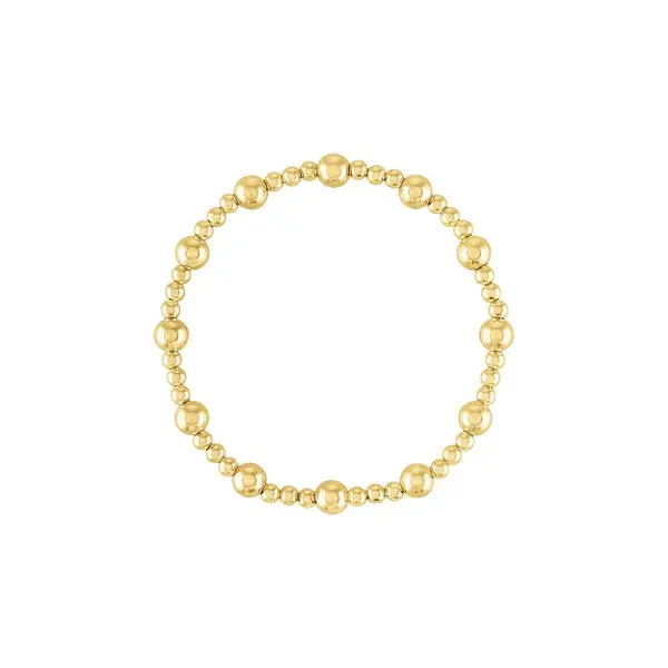 OLIVIA LE Multi Bead Bracelet - Gold