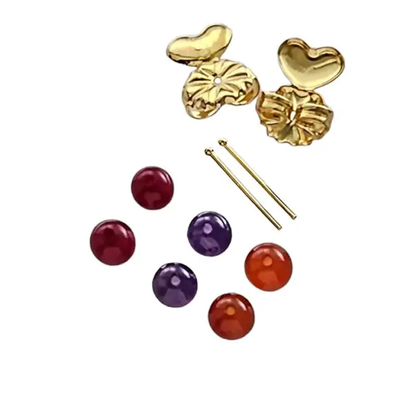 BELLATRICK Gemstone And Sterling Silver Yellow Plated Detachable Earrings - Gold