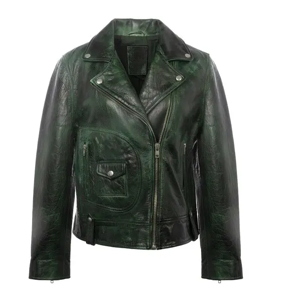 ZASTASTUDIO Biker Leather Jacket