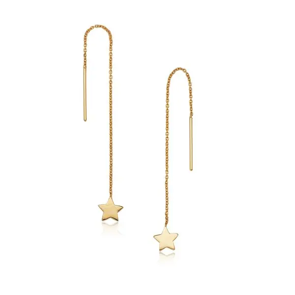 PREETI SANDHU Star Threader Earrings - Gold