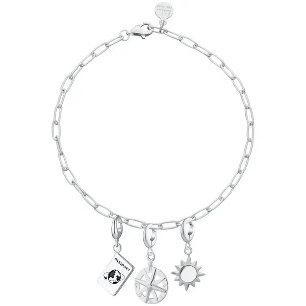 LILY CHARMED Sterling Link Charm Bracelet - Silver