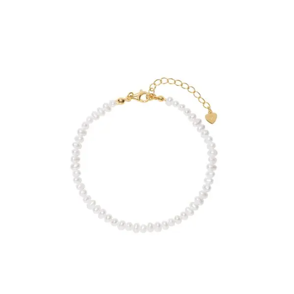 VANCHI Celia Micro Freshwater Pearl Bracelet - Gold