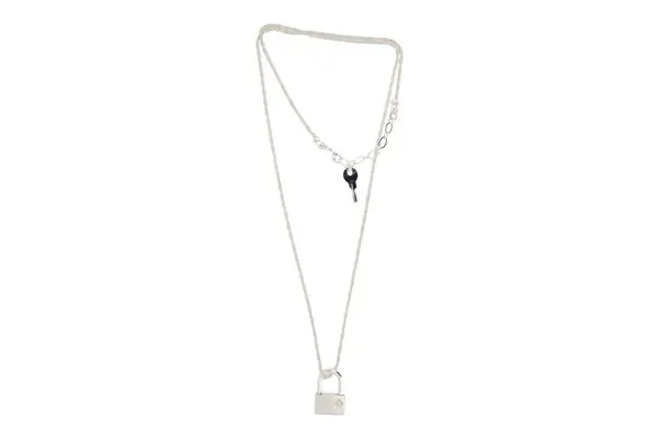 VICKISARGE Lock Pendant Necklace - Silver