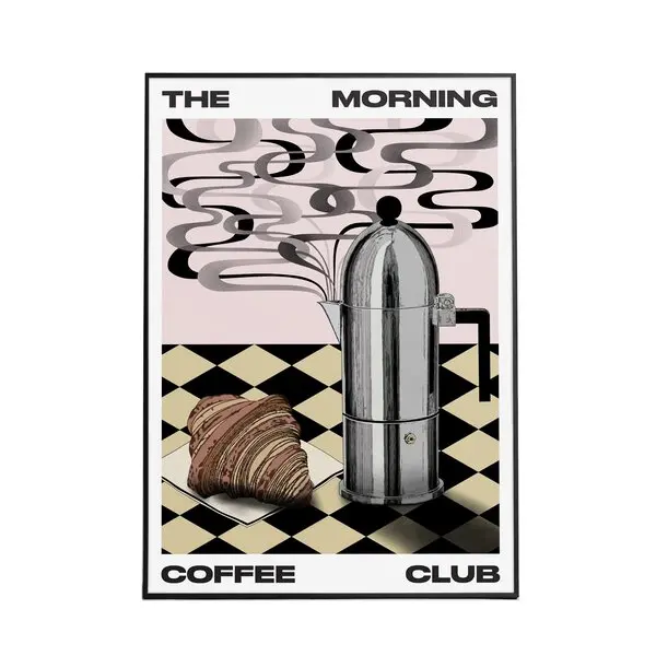 ABI OVERLAND JERSEY Coffee Club Art Print S