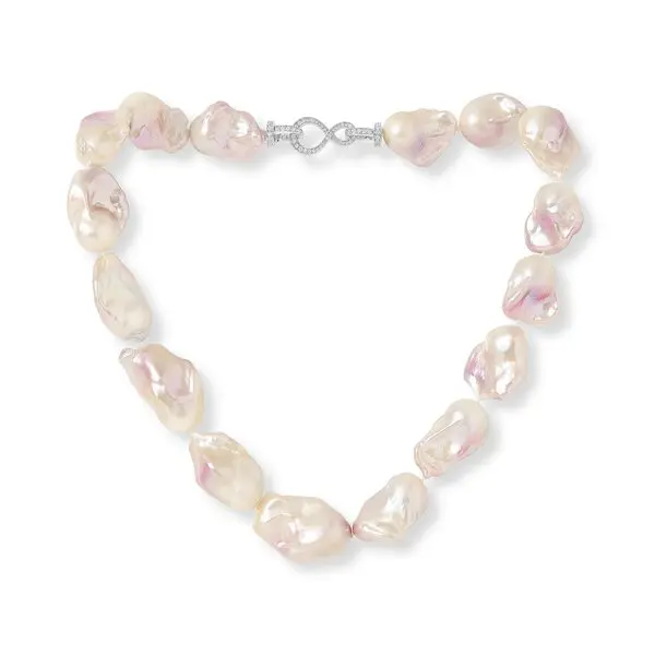 PEARLS OF THE ORIENT ONLINE Cultured Freshwater 'fireball' Pearl Necklace - Pink