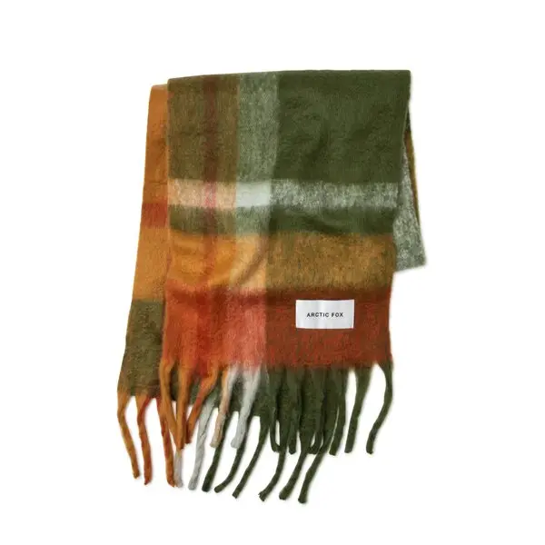 ARCTIC FOX & CO. The Stockholm Scarf Mossy Spring - Green