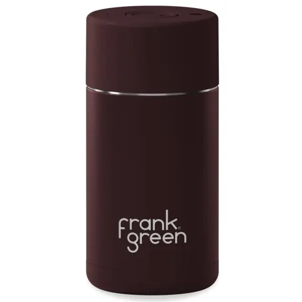 FRANK GREEN 12oz Ceramic Reusable Cup Chocolate - Brown