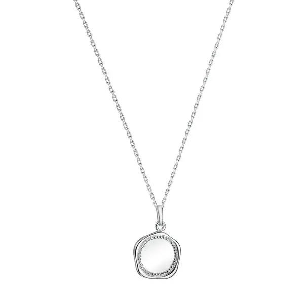 FV JEWELLERY Medal Pendant Necklace - Silver