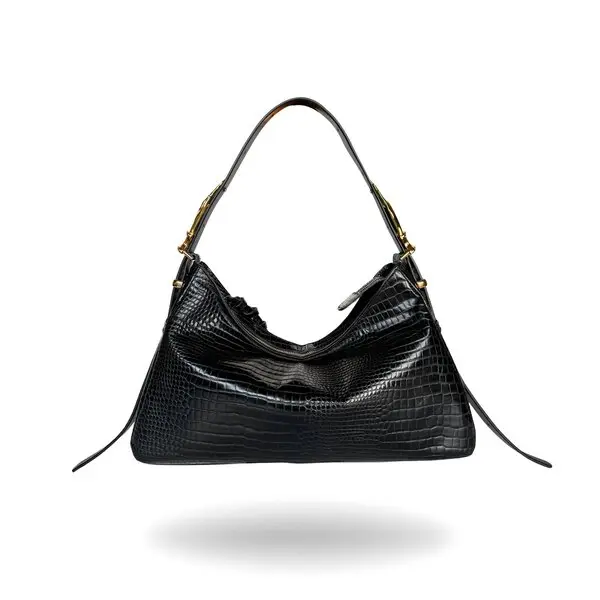 INDIGOLUSH The Hobo Muse Gilded Lure Bag - Black