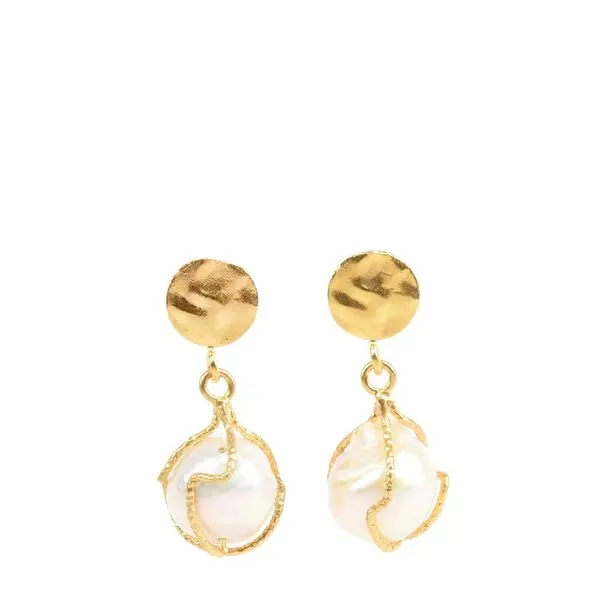 ADDICTED2 Baroque Pearl Earrings