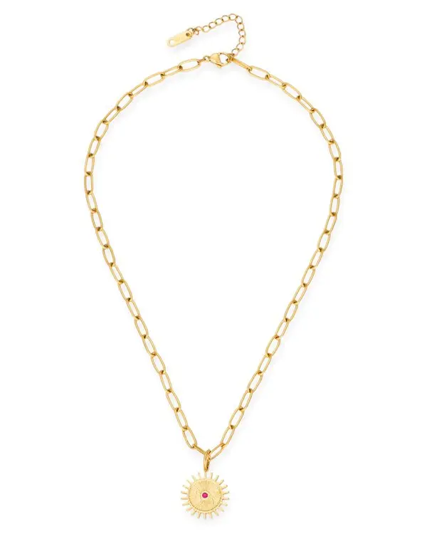 KYBELE STUDIO Sunlit Aurora 18k -plated Pendant Necklace - Gold