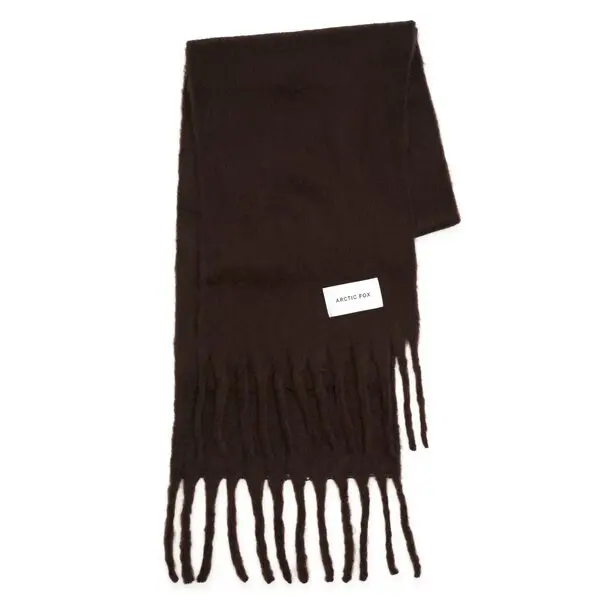 ARCTIC FOX & CO. The Reykjavik Scarf Ground Coffee - Brown