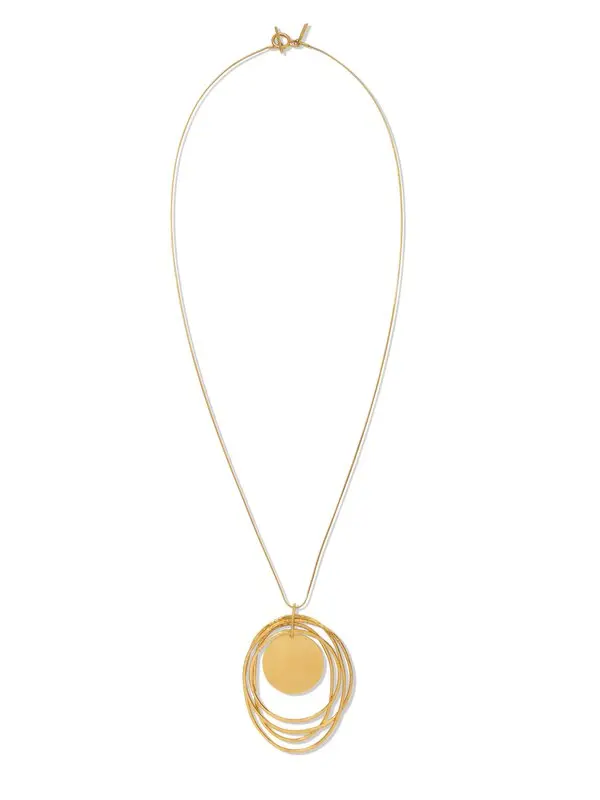 JAREDJAMIN Peacock Dawn Pendant Necklace - Gold