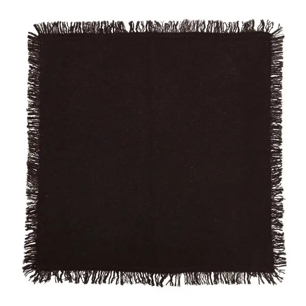 MOHAIR&ANGORA Wool Foulard - Brown