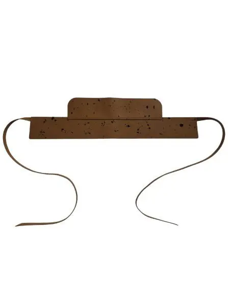 CIRCULAR PATH X Amanda Murray Reversible Corset Belt - Black