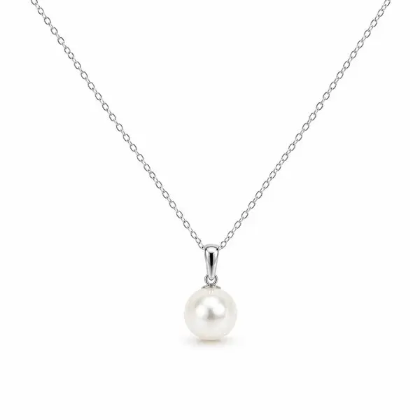 PEARL CODE 14k Gold Pearl Necklace - Silver