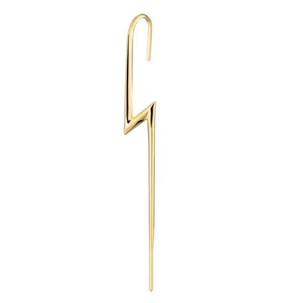 SCREAM PRETTY Lightning Bolt Ear Crawler - Gold