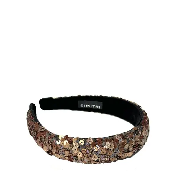 SIMITRI Eternal Headband - Brown/gold