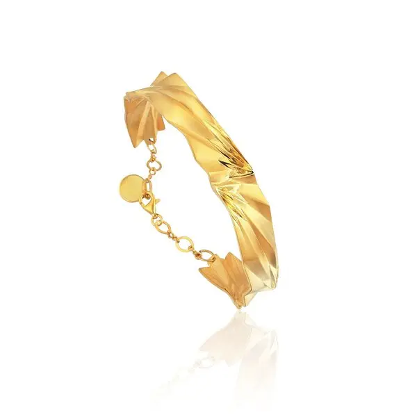 C|ND|N BY CANDAN BALTO Reflection Cuff Bracelet - Gold