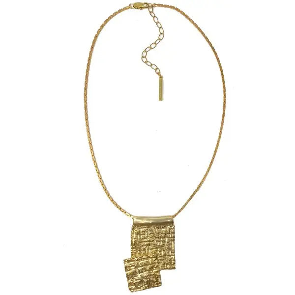 CASTLECLIFF Hutton Pendant Necklace - Gold